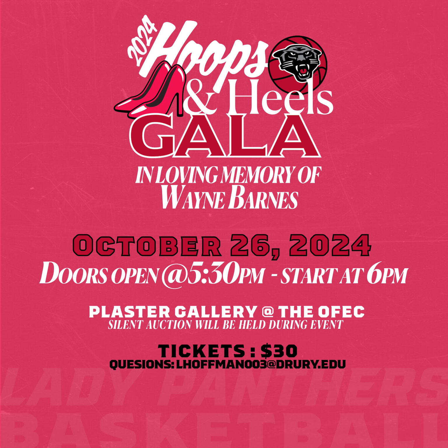 Hoops & Heels Gala Registration - Drury University